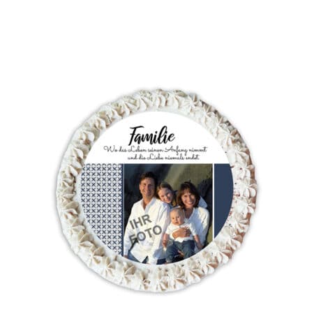 Tortenaufleger Familie Design 01 - Tortenaufleger, Cupcake Aufleger und ...